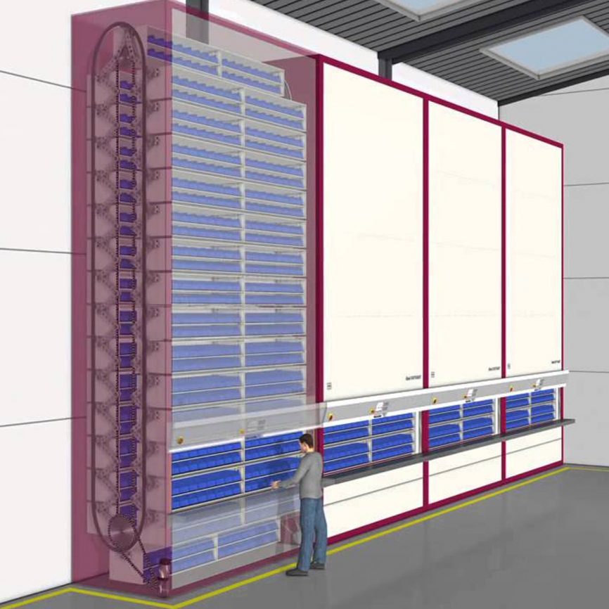 Rack Robotizado Vertical - Prontometal