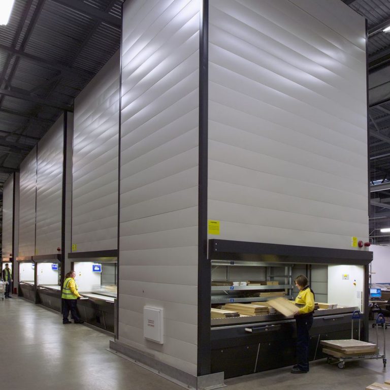 Estanterías robotizadas para cajas - Prontometal