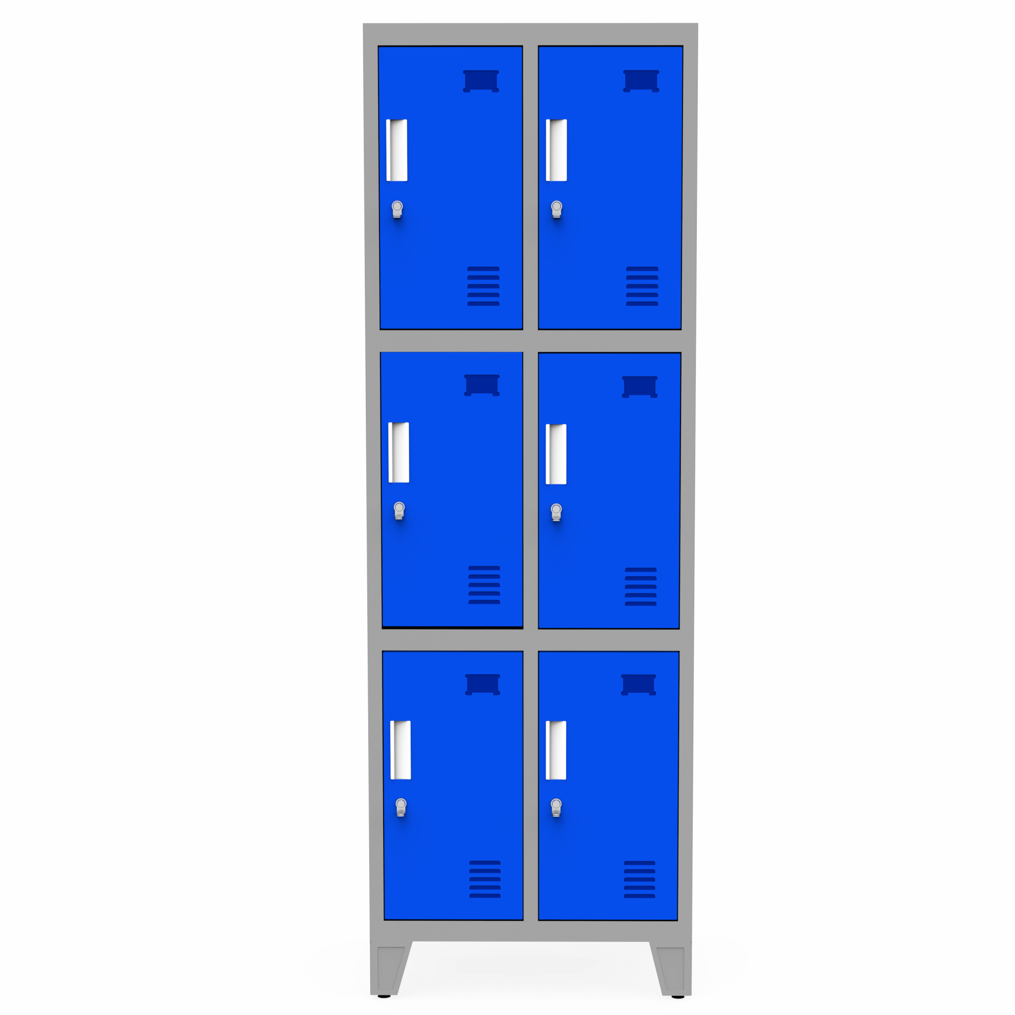 Guardarropas Metálico. Locker 6 Puertas (2B3A) | Prontometal