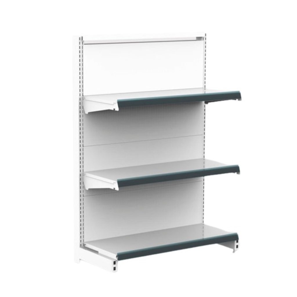 Góndola Siguiente Simple (3 estantes). Altura 135cm | Prontometal