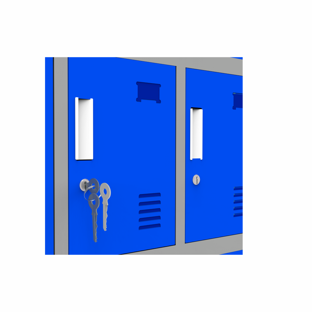 Guardabultos Metálico con Llave. Locker 8 Puertas | Prontometal