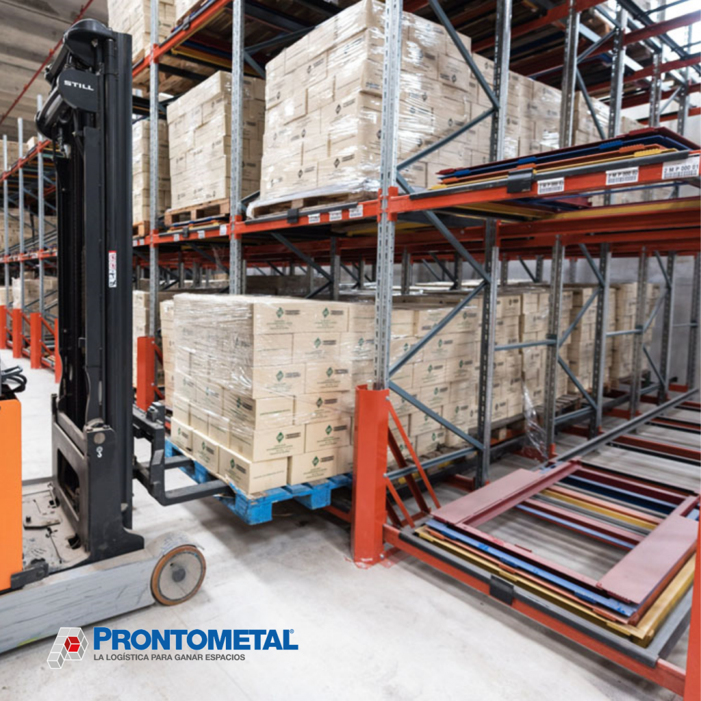 Por qué elegir los racks push back para tu depósito | Prontometal